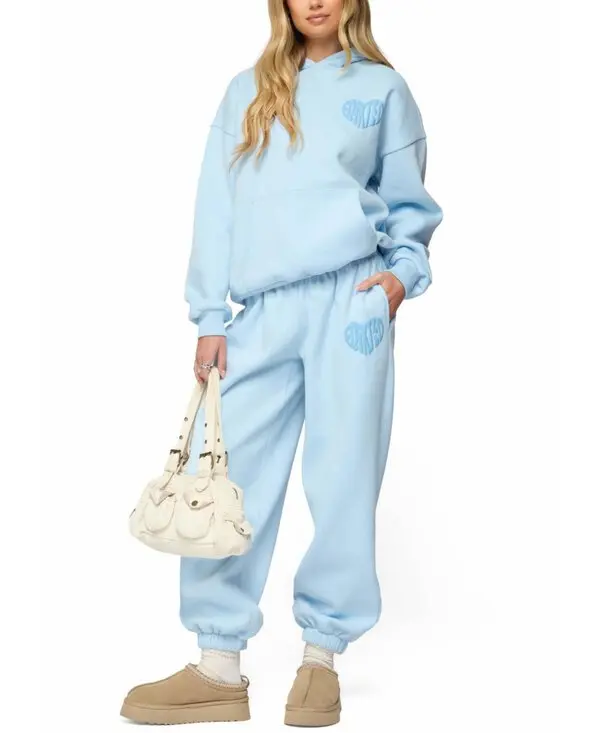 EDIKTED Major Love Sweatpants - Light-blue