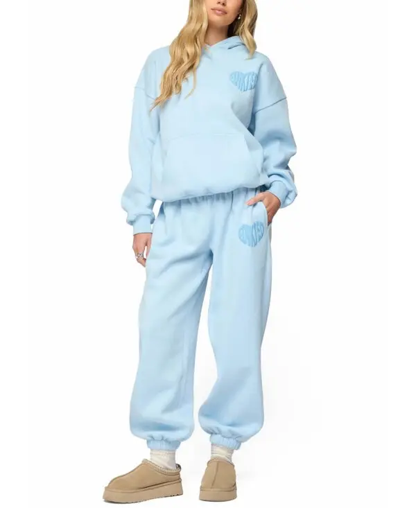 EDIKTED Major Love Sweatpants - Light-blue