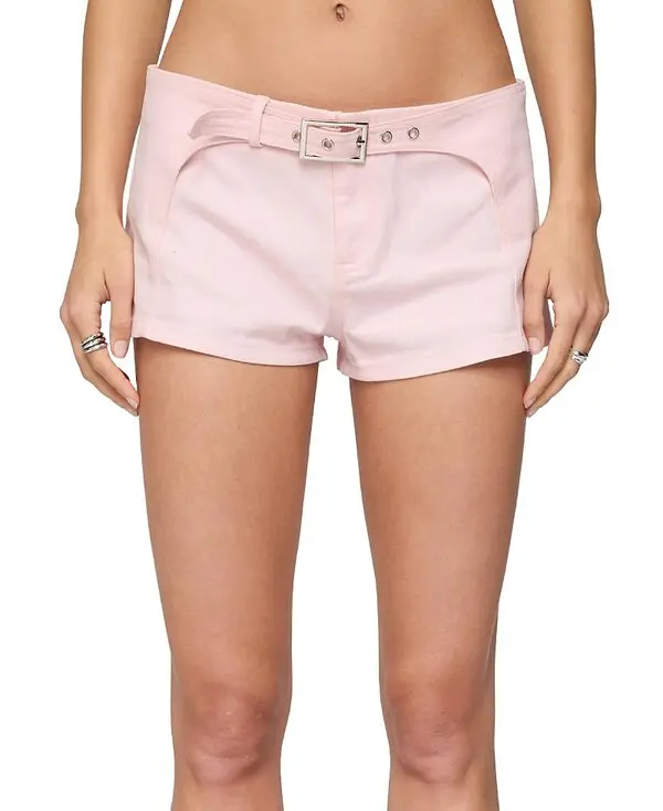 EDIKTED Vicco Belted Shorts