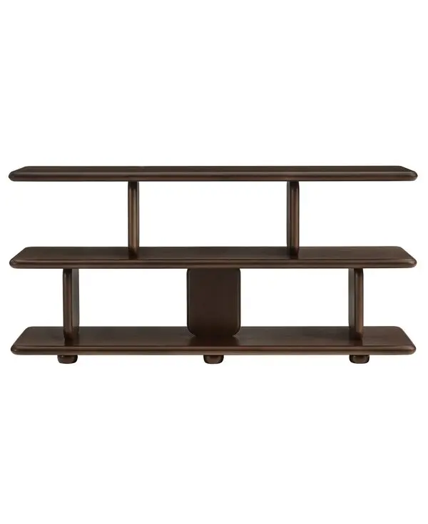 MODWAY Lyle Sculptural 2-tier Bookshelf