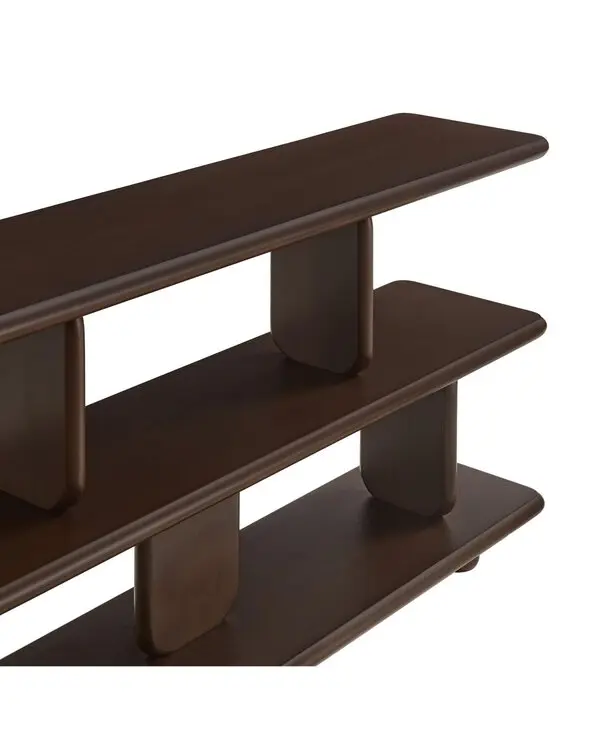MODWAY Lyle Sculptural 2-tier Bookshelf