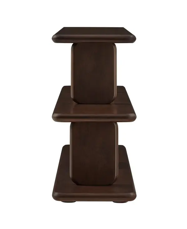 MODWAY Lyle Sculptural 2-tier Bookshelf