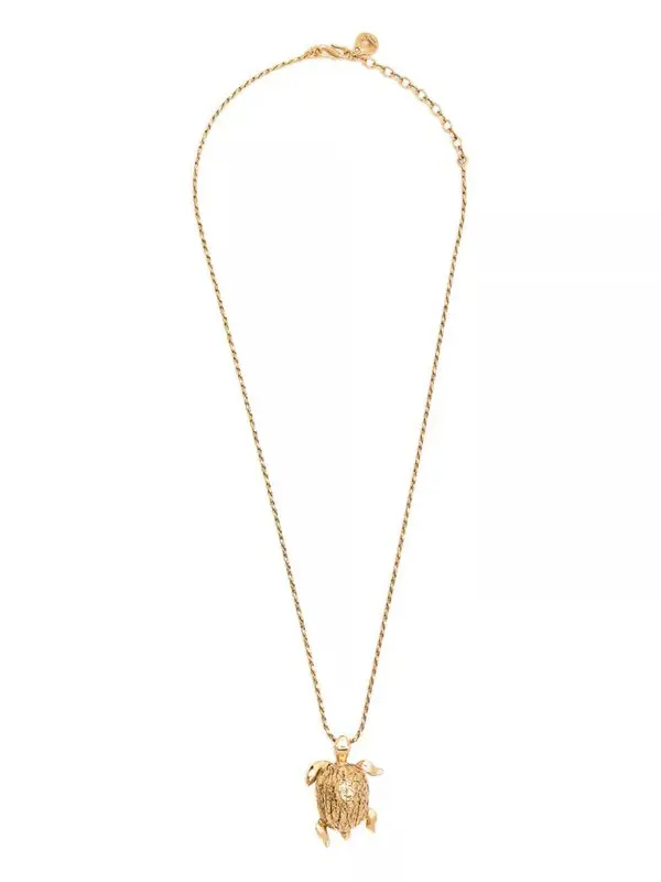 GOOSSENS Turtle Pendant Necklace - Gold