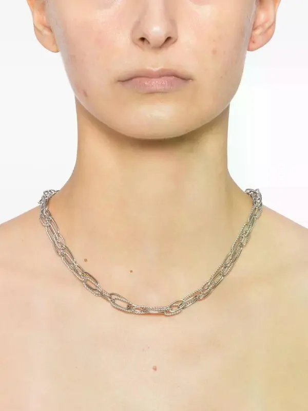 AGNÈS B. Anchor Knot Twist Chain Necklace