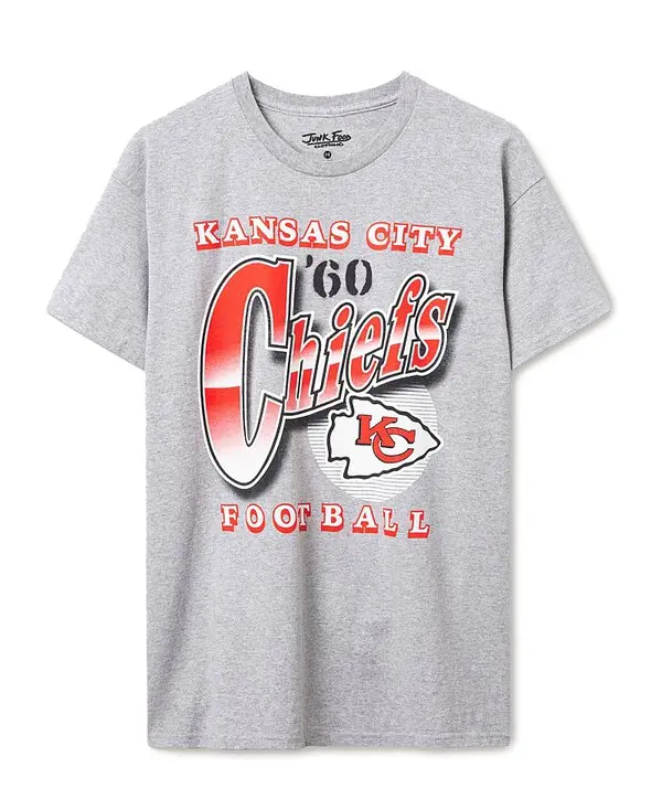 Junk Food Clothing Nfl Kansas City Chiefs Bootleg Flea Market Tee - Heather Grey