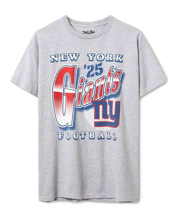 Junk Food Clothing Nfl New York Giants Bootleg Flea Market Tee - Heather Grey