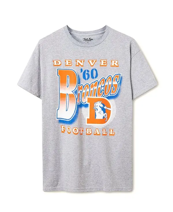 Junk Food Clothing Nfl Denver Broncos Bootleg Flea Market Tee - Heather Grey