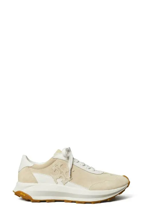 Tory Burch Suede Sneaker - Light Cream/bianco