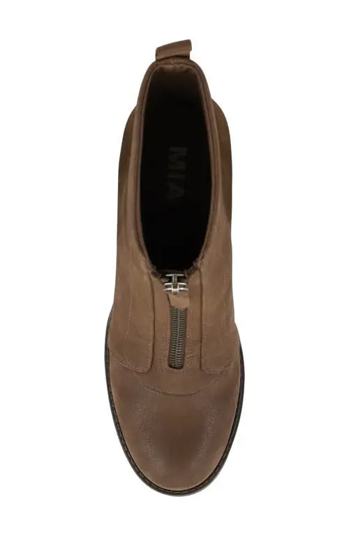 Mia Fabiola Front Zip Ankle Boots