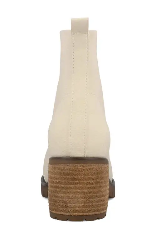 Mia Fabiola Front Zip Ankle Boots - Seashell