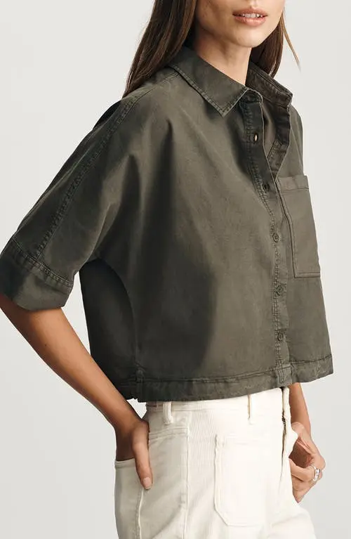 MAVI Kambaba Crop Shirt