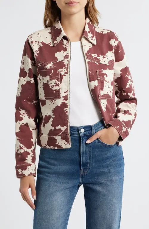 Rails Printed Zip-up Jacket - Cowgirl