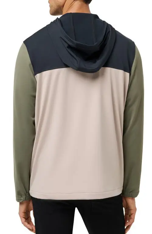 Travis Mathew Colorblock Half Zip Hoodie