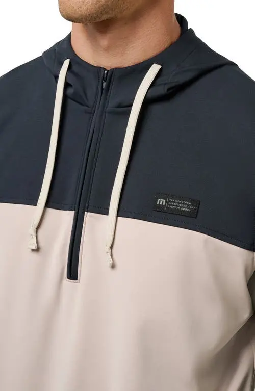 Travis Mathew Colorblock Half Zip Hoodie