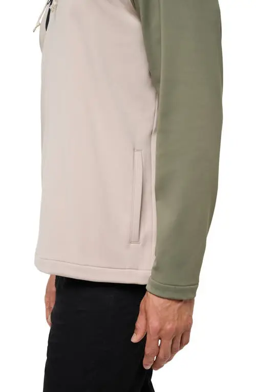 Travis Mathew Colorblock Half Zip Hoodie