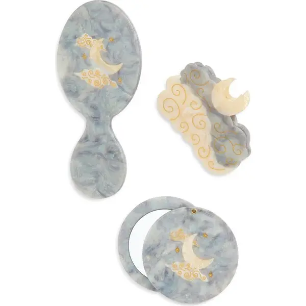 SOLAR ECLIPSE Celestial Moon Brush Set - Light Pastel Blue