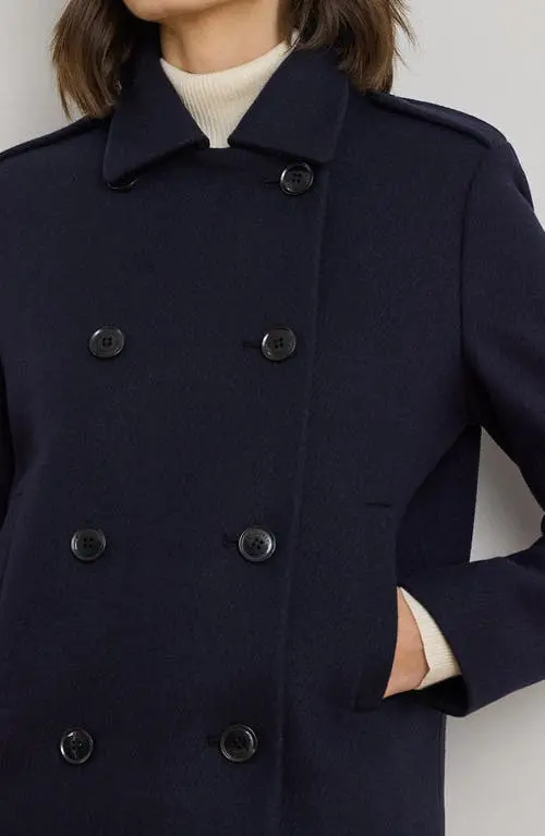 Ralph Lauren Double-breasted Wool-blend Twill Jacket - Regal Navy