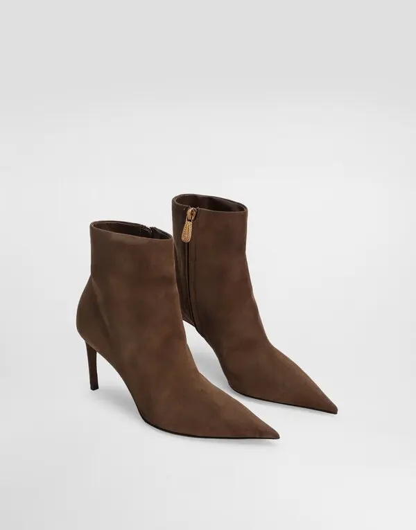 Dolce & Gabbana Devotion Suede Ankle Boots