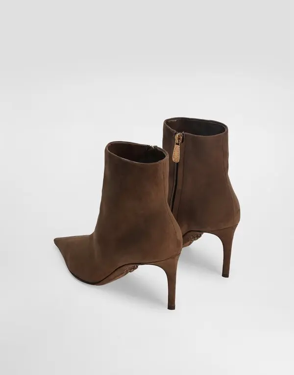 Dolce & Gabbana Devotion Suede Ankle Boots
