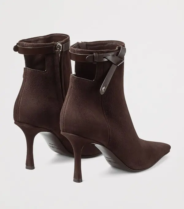 JIMMY CHOO Camie Ab 85 Suede Heeled Boots