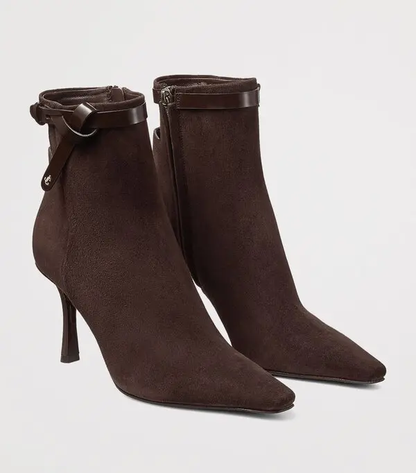 JIMMY CHOO Camie Ab 85 Suede Heeled Boots