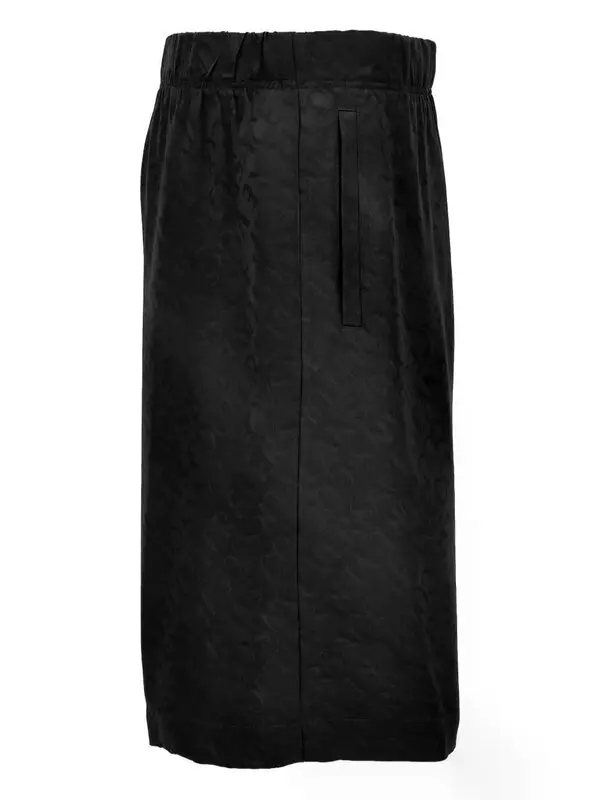 Versace Allover Logo-print Elasticated-waist Shorts