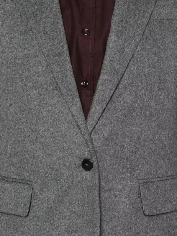 FORTE_FORTE Single-breasted Peak-lapel Jacket