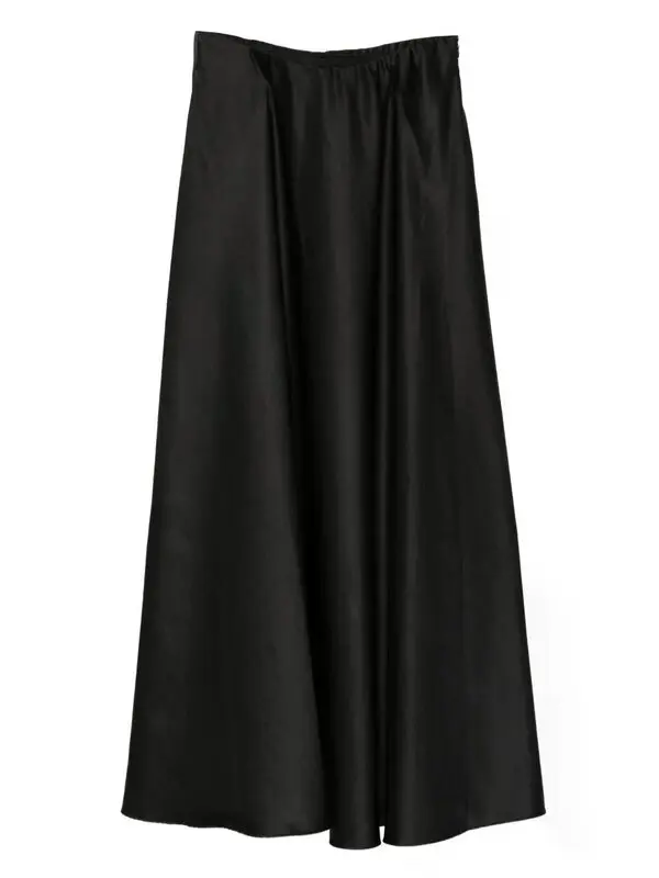FORTE_FORTE Satin A-line Skirt