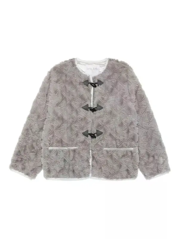 FORTE_FORTE Toggle-fastening Textured Jacket