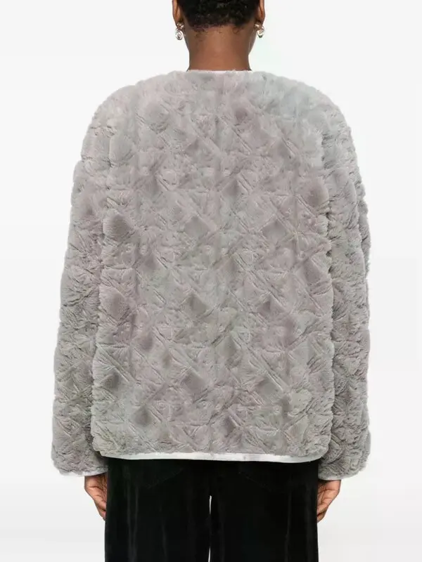 FORTE_FORTE Toggle-fastening Textured Jacket