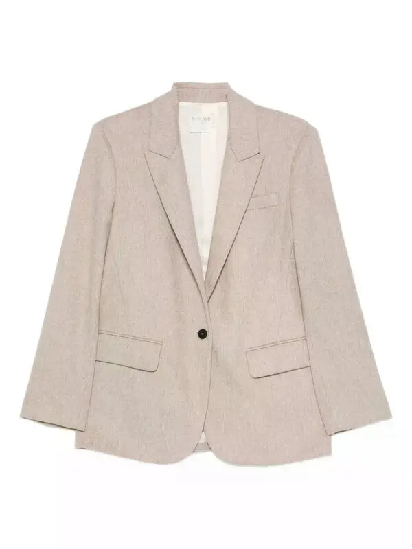 FORTE_FORTE Single-breasted Blazer With Peak Lapels