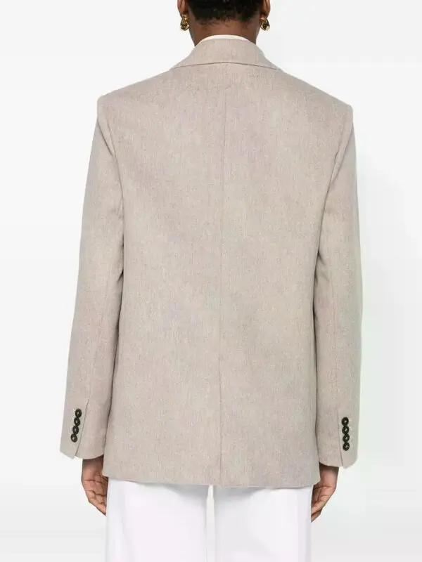 FORTE_FORTE Single-breasted Blazer With Peak Lapels