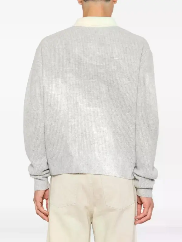 Nanushka Ribbed Polo Sweater