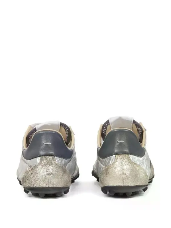 MAISON MARGIELA Metallic Low-top Sprinters - Silver