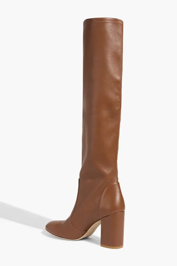 STUART WEITZMAN Yuliana 85 Leather Knee Boots