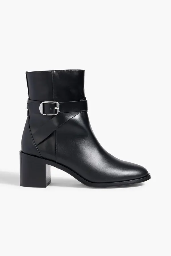 STUART WEITZMAN Esme Leather Ankle Boots