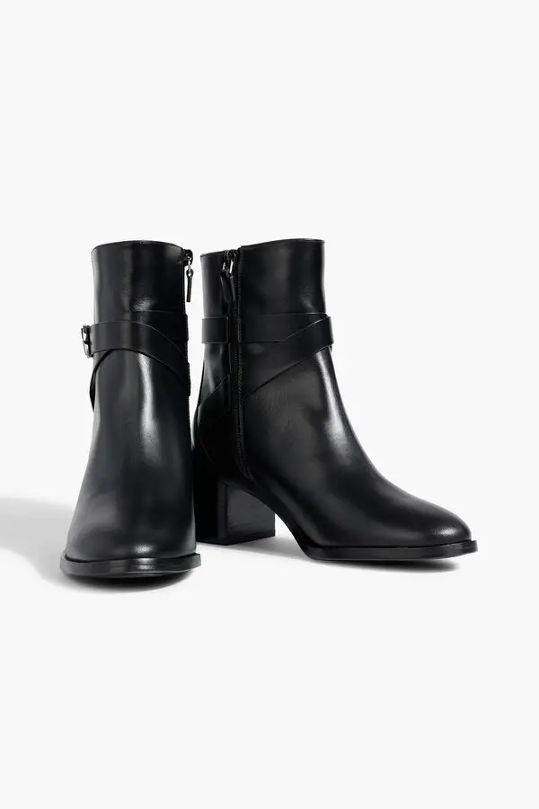 STUART WEITZMAN Esme Leather Ankle Boots