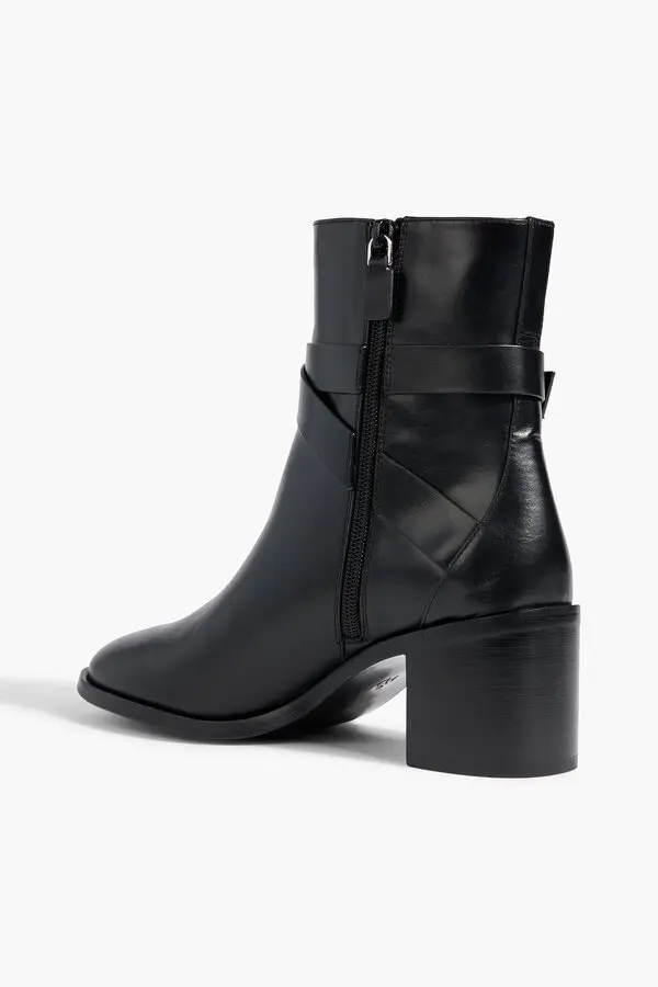STUART WEITZMAN Esme Leather Ankle Boots
