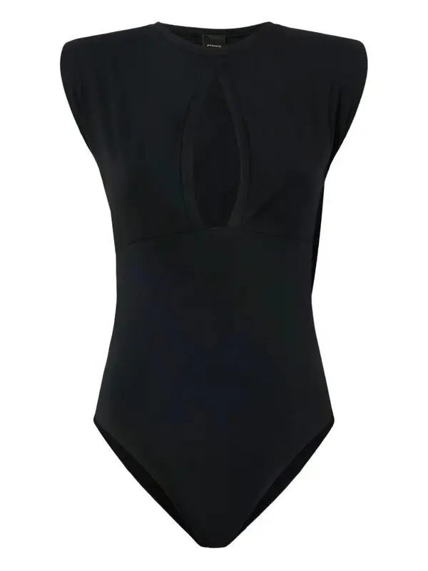 Pinko Cut-out Bodysuit - Black