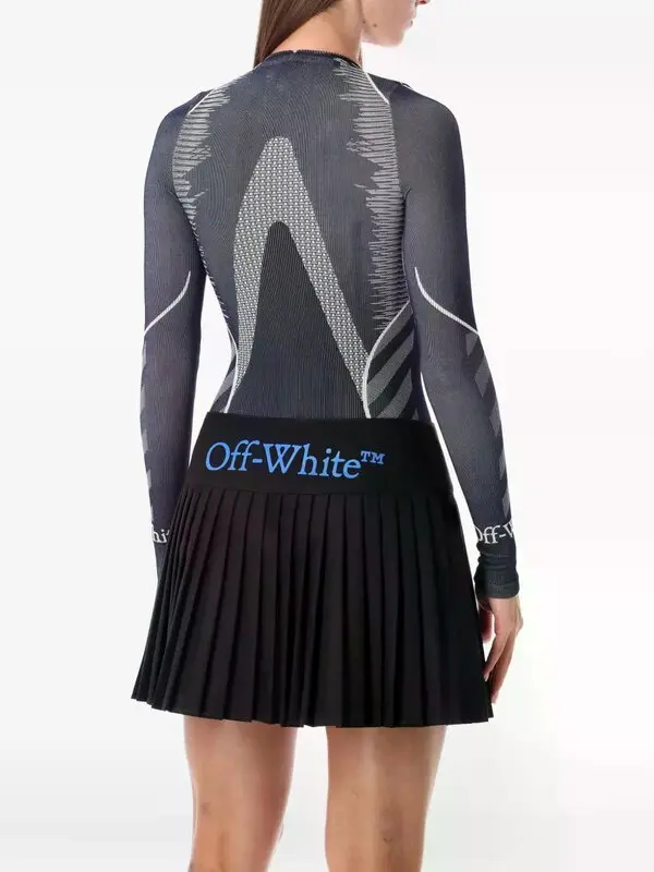 Off-White Diag Seamless Zip Bodysuit