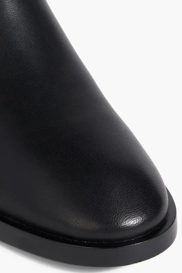 STUART WEITZMAN Microstretch And Leather Over-the-knee Boots