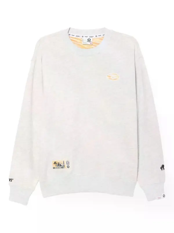 AAPE BY *A BATHING APE Logo-embroidered Sweatshirt