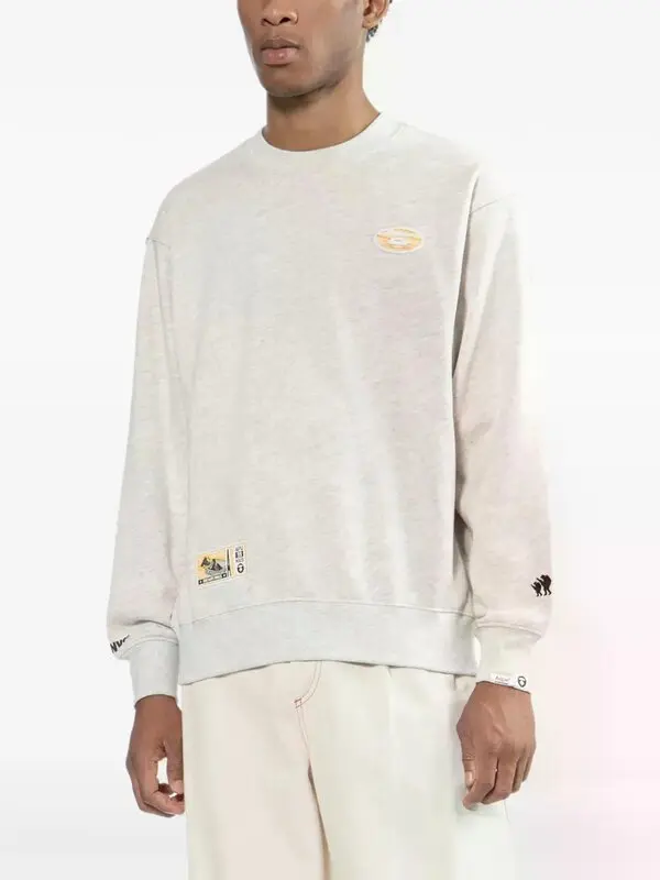 AAPE BY *A BATHING APE Logo-embroidered Sweatshirt