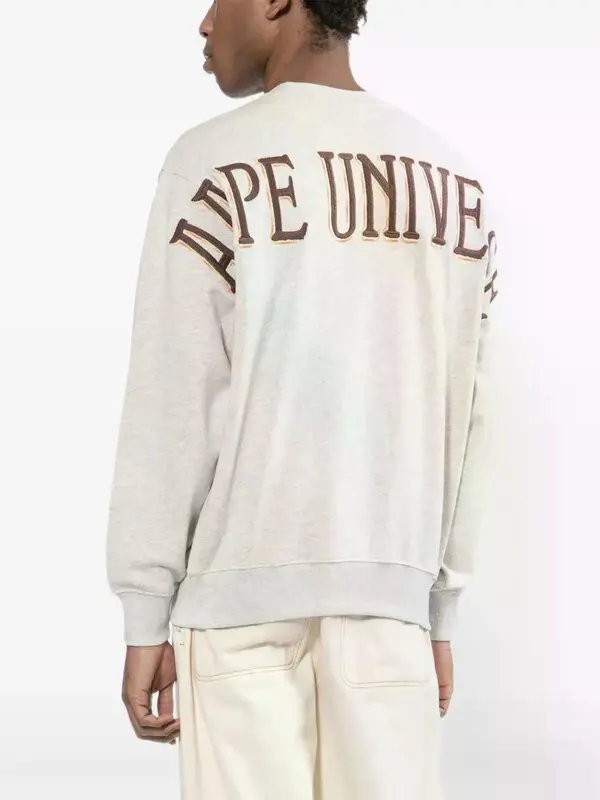 AAPE BY *A BATHING APE Logo-embroidered Sweatshirt