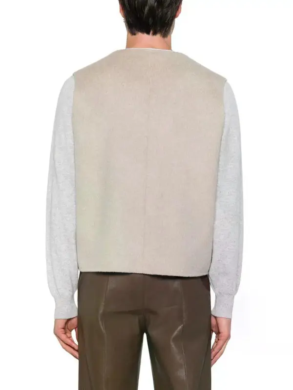 Nanushka Flap-pockets Cropped Gilet