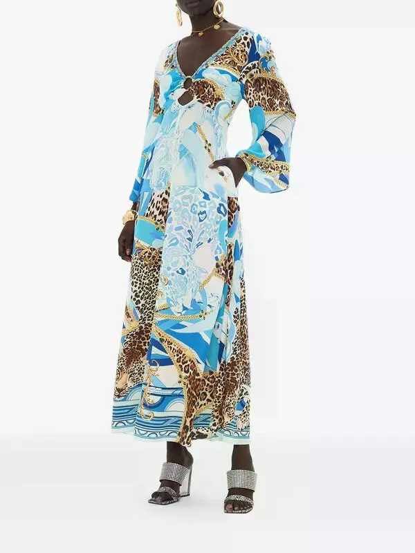 Camilla Hardware Bias Maxi Dress