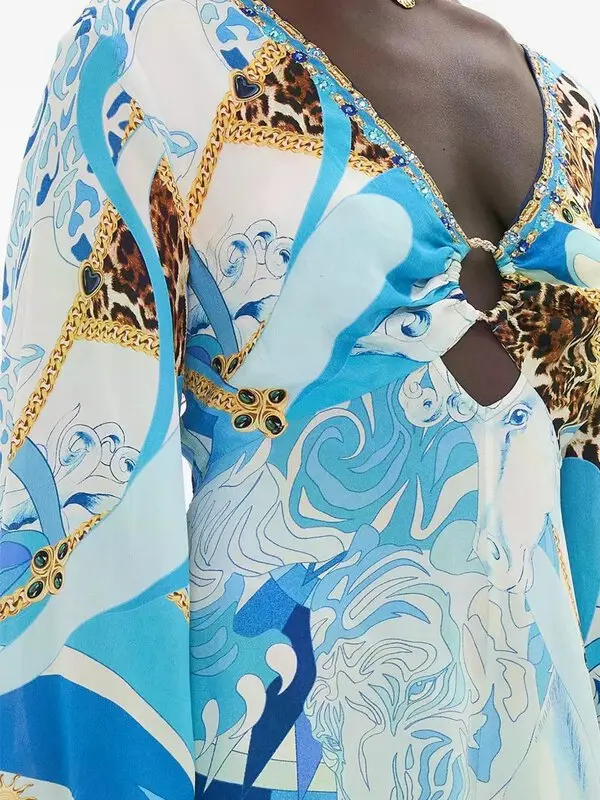 Camilla Hardware Bias Maxi Dress