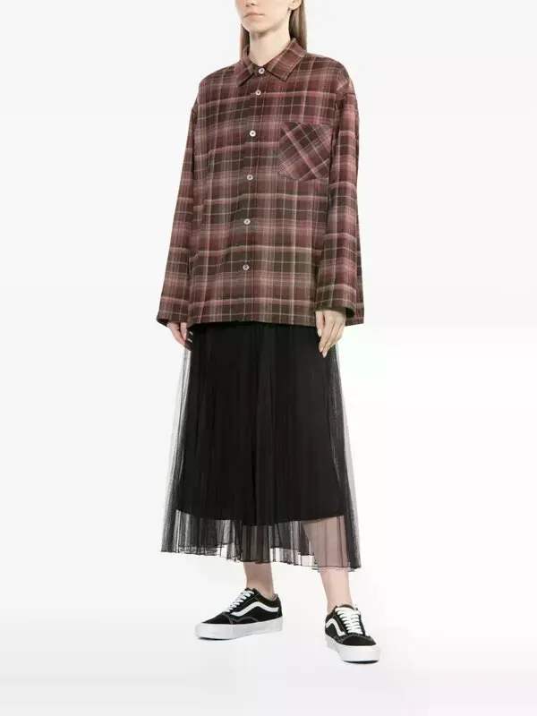 B+AB Checked Shirt Jacket