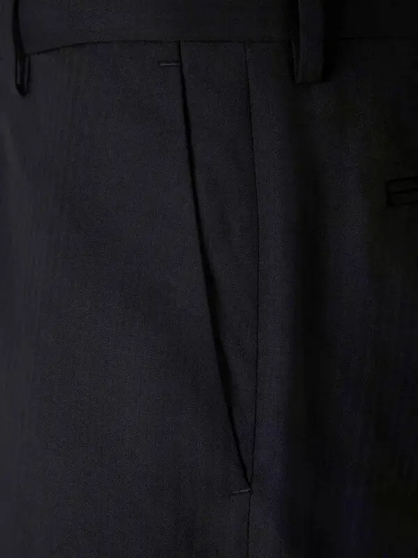 Carrera Eyewear Pleated Flared Trousers - Blue