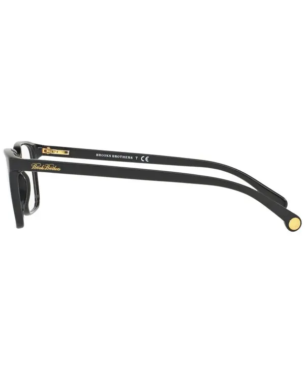 Brooks Brothers Rectangle Eyeglasses - Black